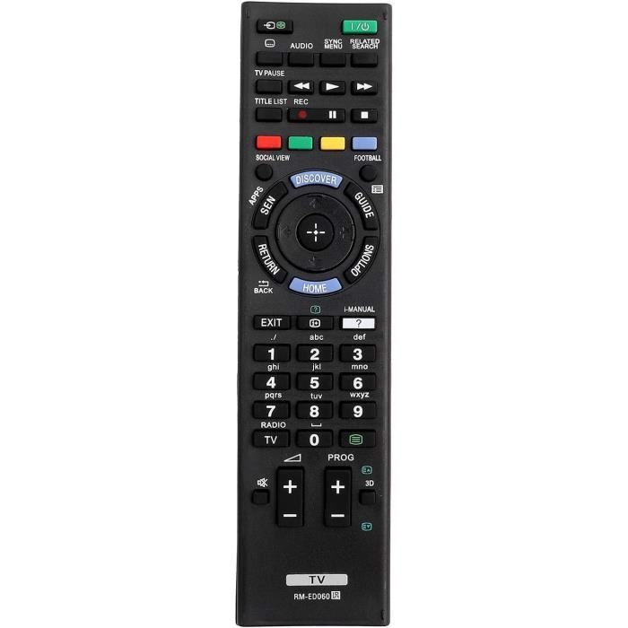 Télécommande Universelle De Led Intelligente Tv Télécommande Pour Sony ...