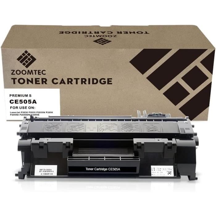 Compatible Pour Hp Ce505A 05A Ce505X 05X Noir Cartouche De Toner ...