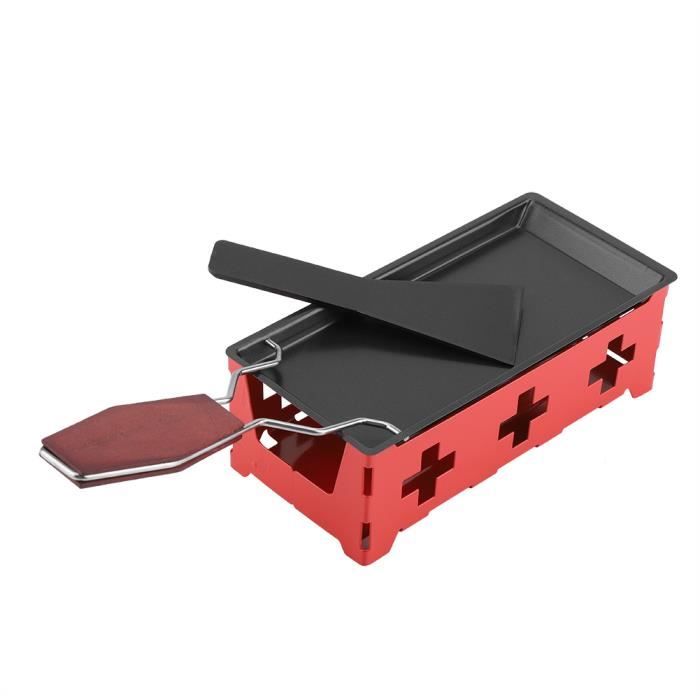 Cikonielf mini raclette Plateau de cuisson Rotaster à raclette au ...
