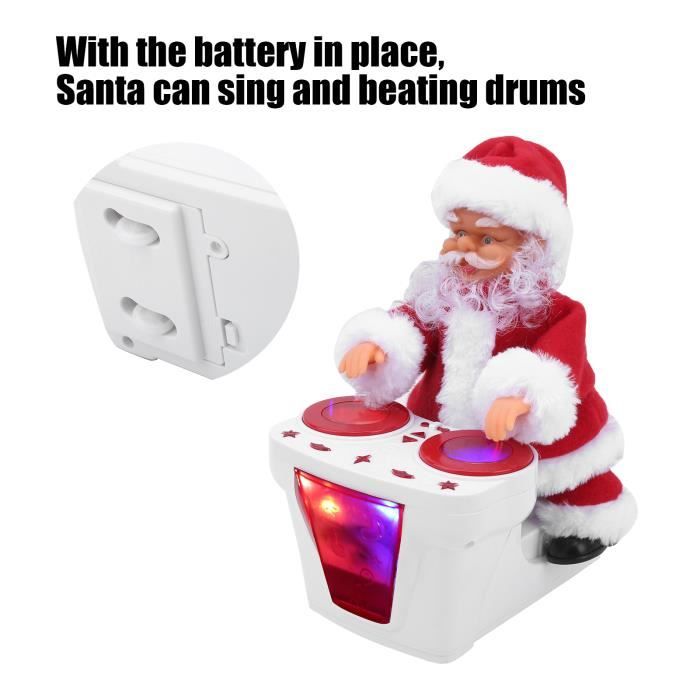MSA Jouet Électrique Du Père Noël Poupée De Tambour Jouet De Musique ...
