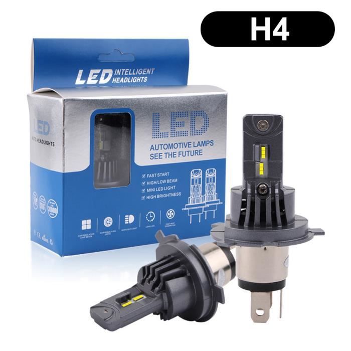 Ampoule led H4-6000K -Phare Blanc pour Voitures et Motos - Cdiscount Auto