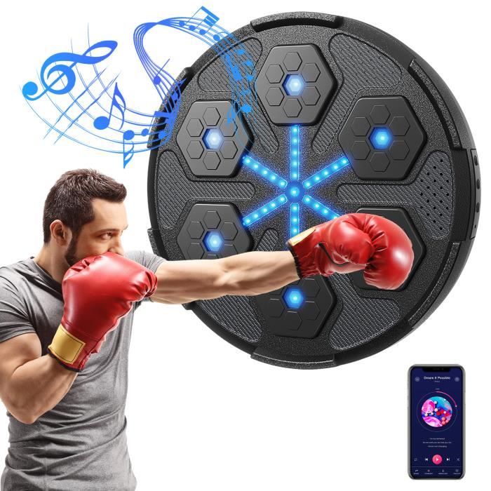 Machine de Boxe Musicale - PIMPIMSKY - Bluetooth - 4000mAh - Cuir + PP ...