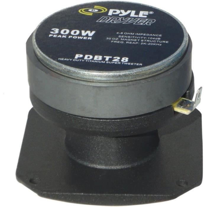 Super Tweeter Pyle PDBT28 de 150 Watt RMS et 300 Watt Max avec 104 dB ...