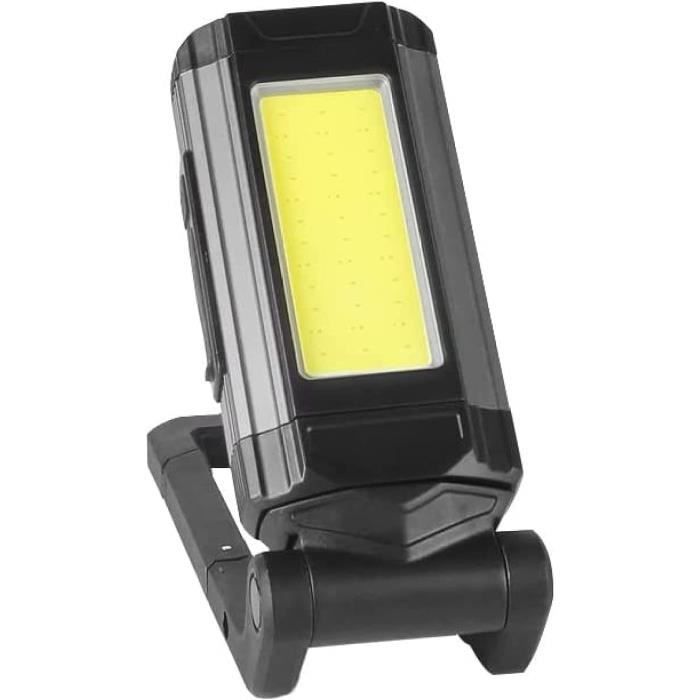 Lampe Camping Lampe De Poche Base Magnétique Lampe Pliable Rechargeable ...