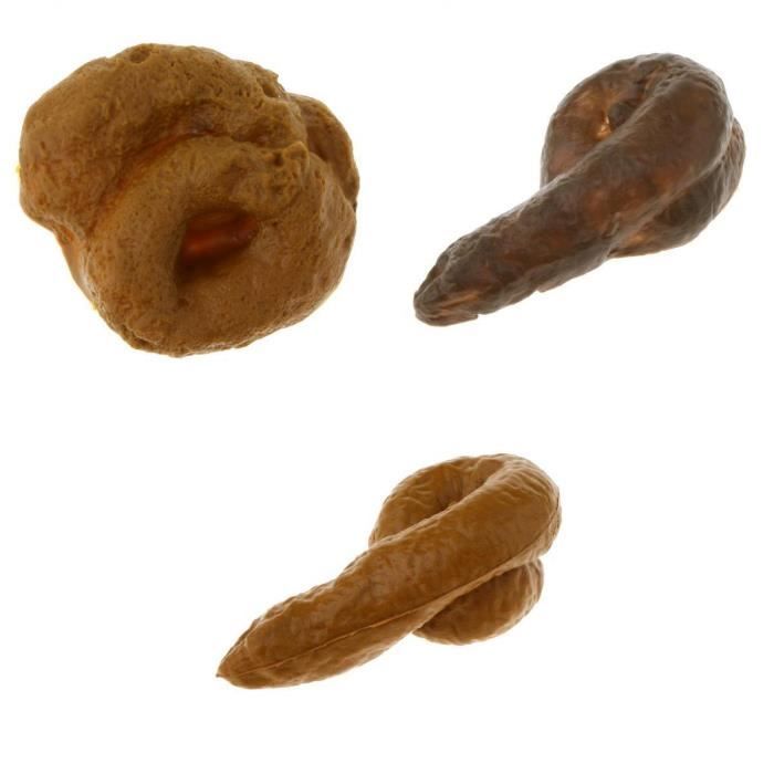 3pcs Simulation Chien Doo Merde Merde Merde Selles Parti Blague Cadeau ...