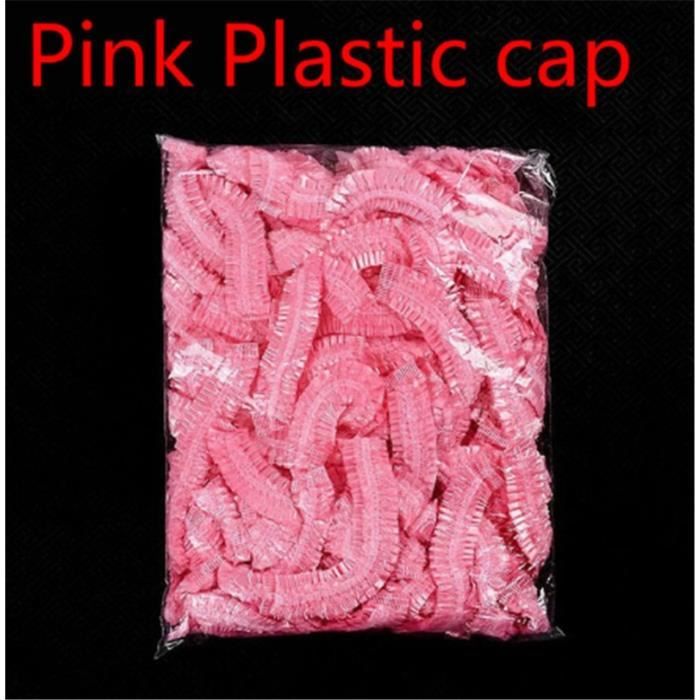 Pink plastic cap -Chapeau stérile Permanent en tissu Non tissé, 10 ...
