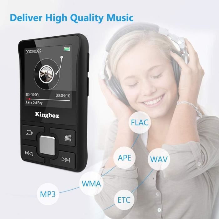 Nornward Lecteur Mp3, Mini Lecteur Baladeur Bluetooth 4.1 Avec 16Go ...