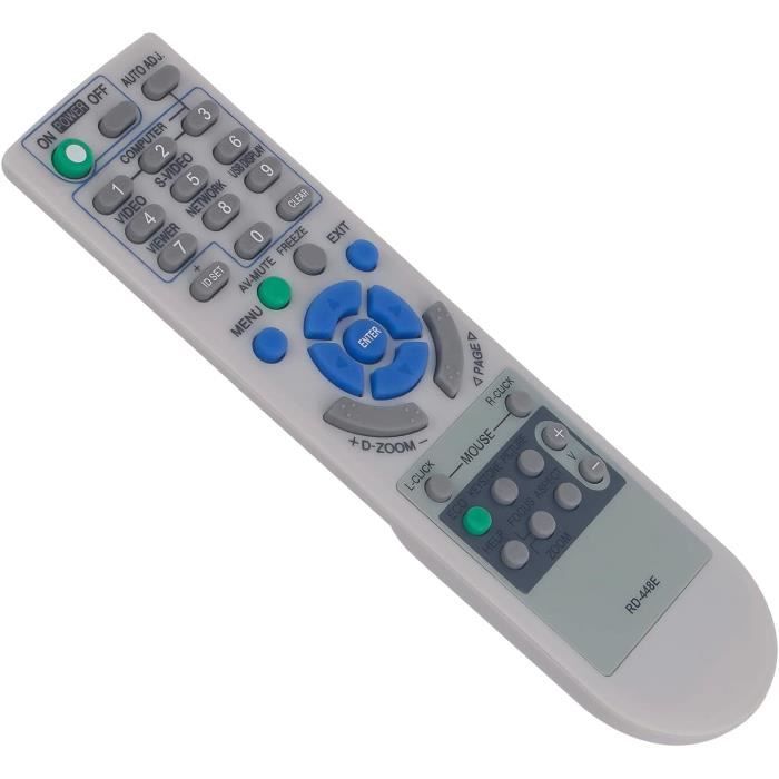 Nouveau RD-448E Télécommande de Remplacement RD-448E Projector ...