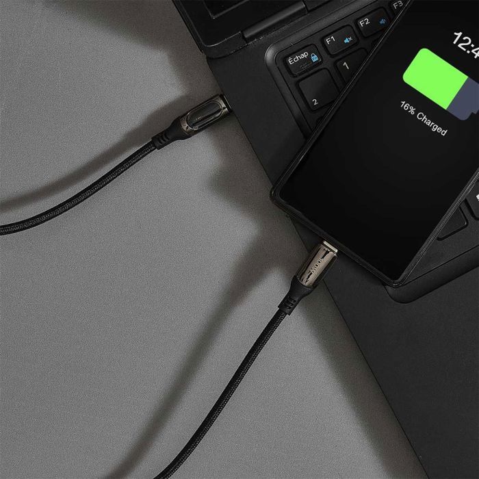 Câble de charge USBC to USBC avec écran LCD affichage Wattmètre 100 ...