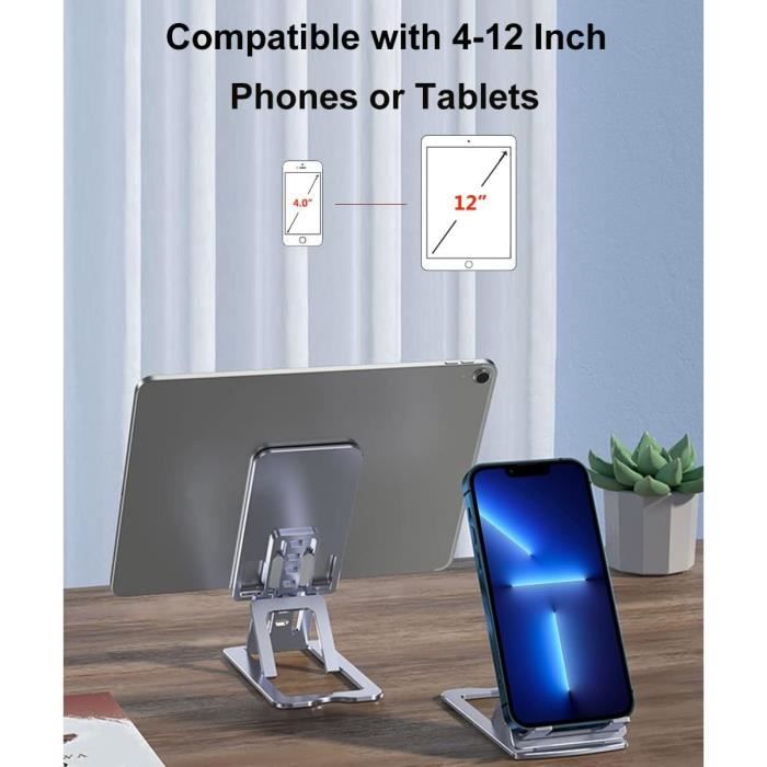 Support Téléphone, Dock Téléphone, Support Téléphone Bureau Compatible Avec Ipad, Iphone 13-12 ...