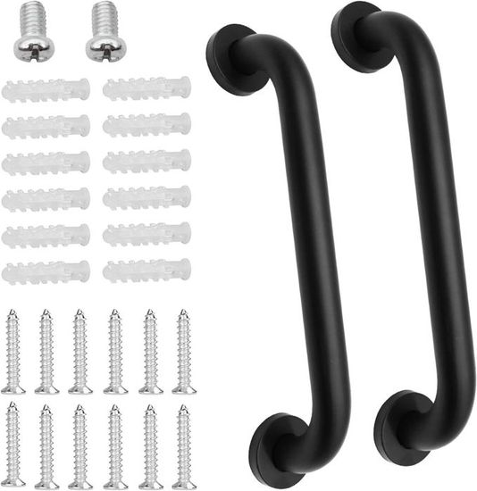 Main Courante 2pc Bathroom Grab Bar, 30cm Non-Slip Stainless Steel ...