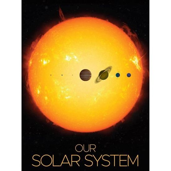 Nasa Our Solar System Planets And Sun Size Comparison Unframed Art ...