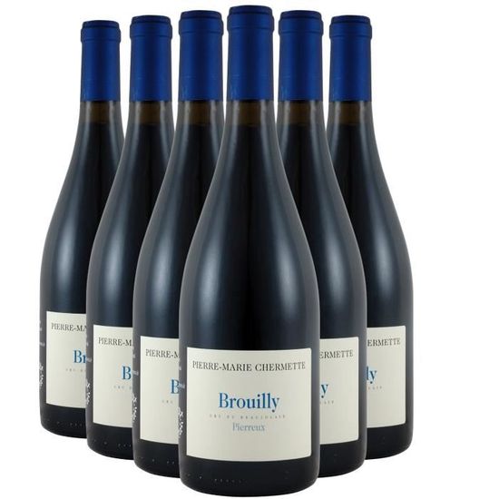 Brouilly Pierreux Rouge 2019 - Lot de 6x75cl - Domaines Chermette - Vin ...