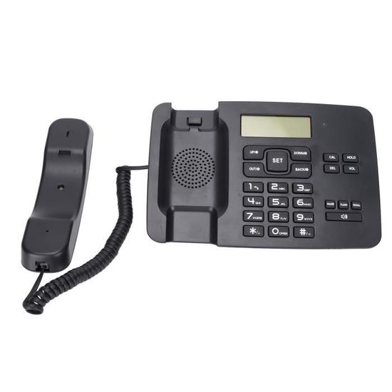 AUN ligne fixe avec identification de l'appelant Téléphone filaire, identification de l'appelant ...