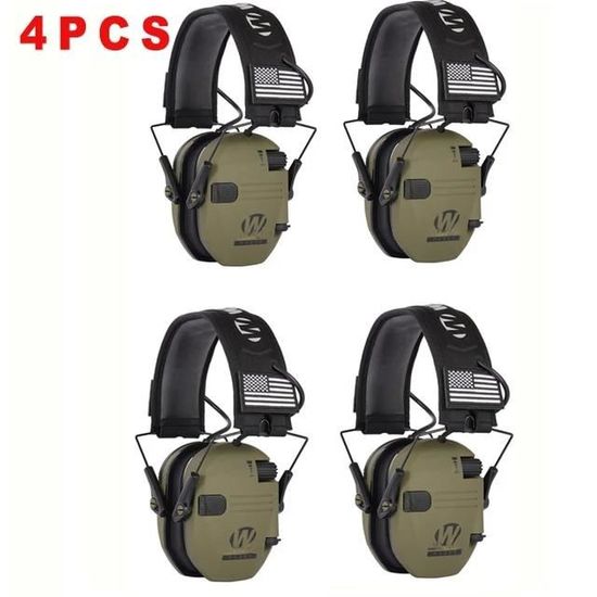 Casque anti-bruit de chasse en plein air,cache-oreilles de tir électronique,casque de protection ...