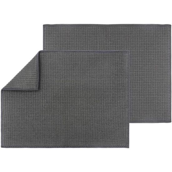 Lot De 2 Tapis De Séchage Absorbants En Microfibre Pour Plan De Travail ...