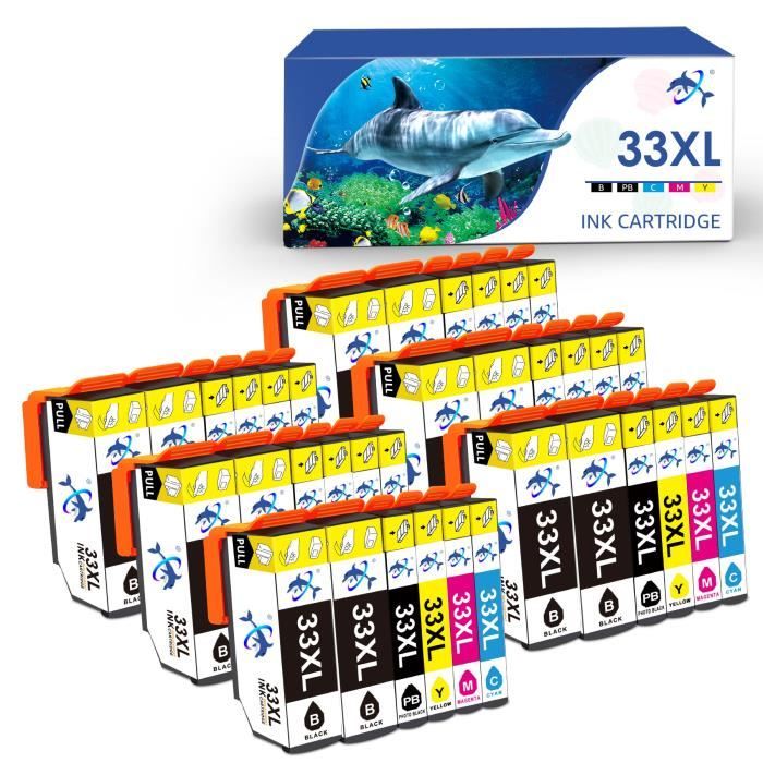 FINEST-4U 36 Pack Cartouche Epson 33 33 XL 33XL multipack Compatible ...