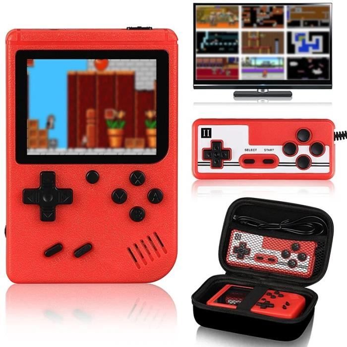 2pcs rouge - Mini console de jeu vidéo portable rétro, 400 jeux ...