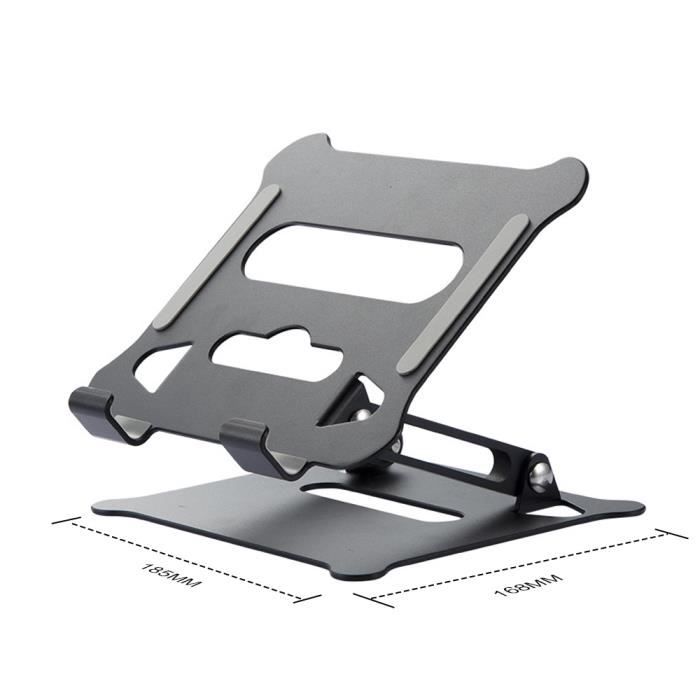 Noir Pour Tablette - Support de bureau en aluminium pour ordinateur ...