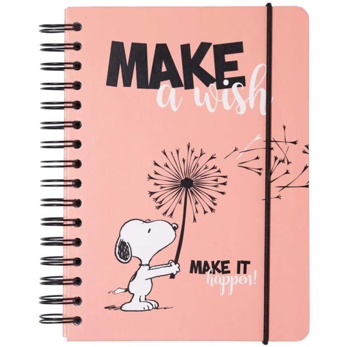 ErikCarnet de notes Snoopy | Bullet Journal Spirale | Notebook | Bullet ...