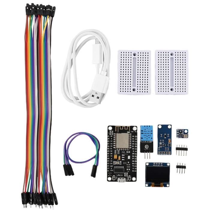 Jeu de Station MéTéO ESP8266 avec Capteur de LumièRe pour D'Humidité de la TempéRature BMP180 ...