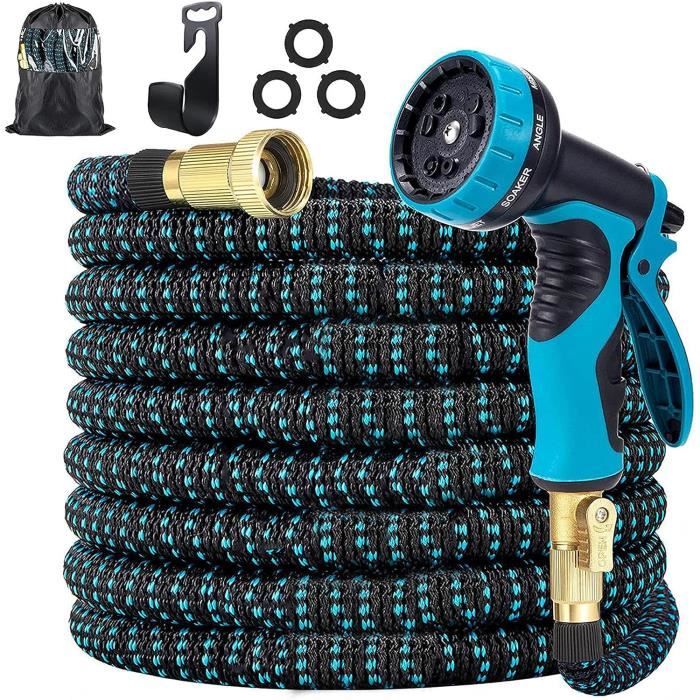 Tuyau D'Arrosage Extensible Avec Buse À 10 Fonctions, Raccords En ...