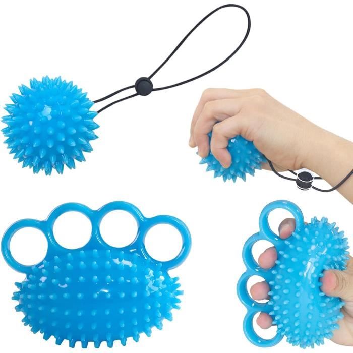Lot de 2 Balle Reeducation Main Balle Anti Stress Balle D'entraînement ...
