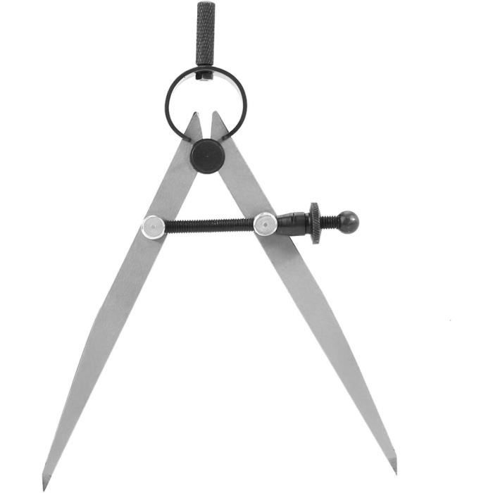 Compas à Pointes Sèches en Cuir Diviseur de Printemps Rotation Scratch ...