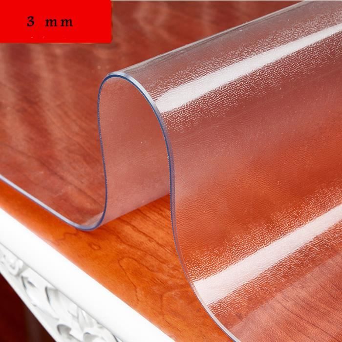 90*180cm- 3 mm Nappe PVC toile cirée rectangulaire Givré tablecloth ...