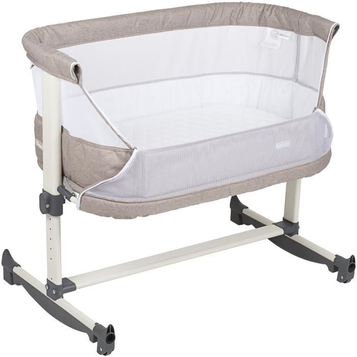 Lit bébé cododo beige Vivaldi Babygo - Cdiscount Puériculture & Eveil bébé