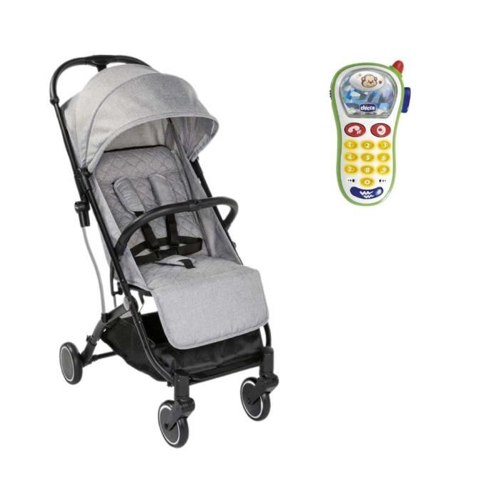 Chicco paquet - Buggy Trolley Me - Gris clair & Hochet - Téléphone ...