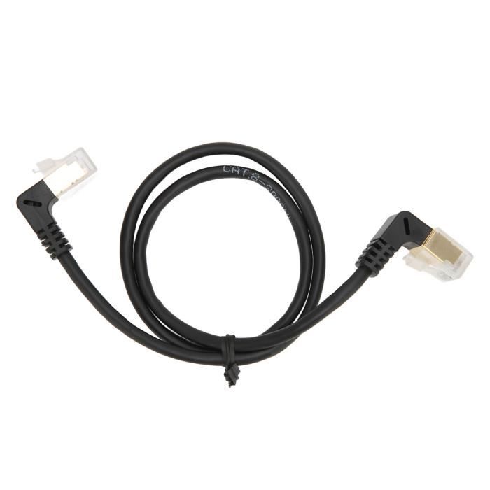 Duokon Câble Ethernet RJ45 Cat8 Câble réseau RJ45 Câble Ethernet Cat8 ...