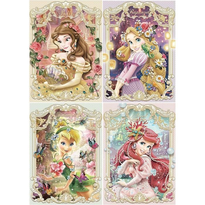 30X40Cm Diamond Painting Princesse Dans Un Cadre Photo Lot De 4 Diamant ...