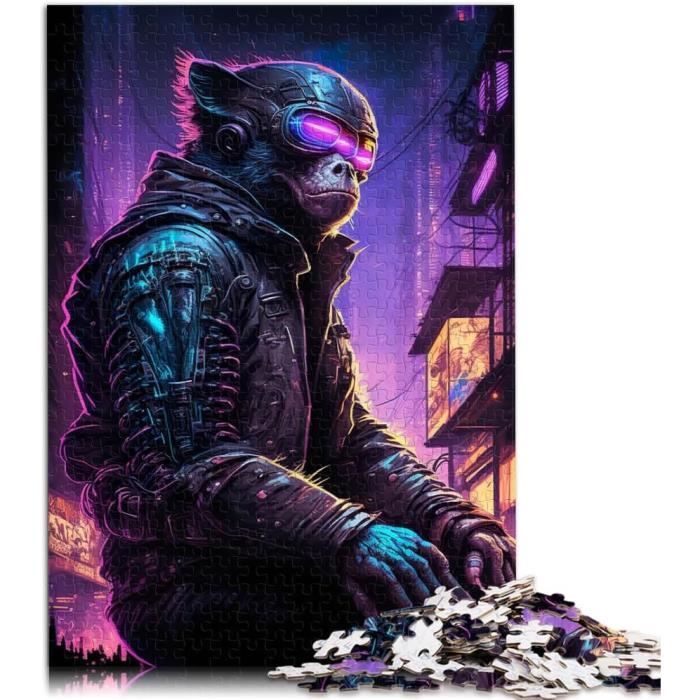 Jigsaw Puzzle For Adults Monkey Human Wood Puzzle Jigsaws 1000 Pieces ...