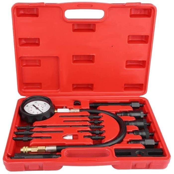 Testeur de Pression17Pcs Outil de Diagnostic de Pression Moteur ...