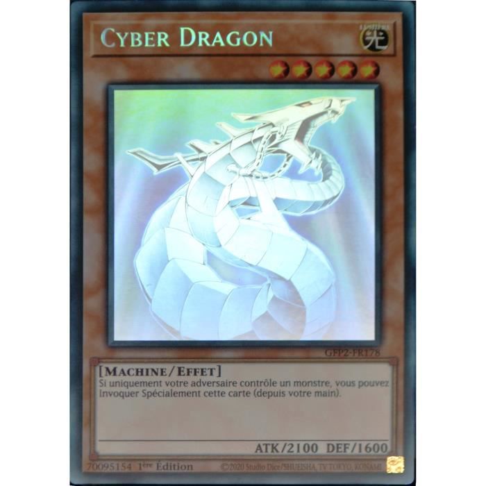 Carte YuGiOh Cyber Dragon : GHOST GFP2-FR178 NEUF FR - Cdiscount Jeux - Jouets