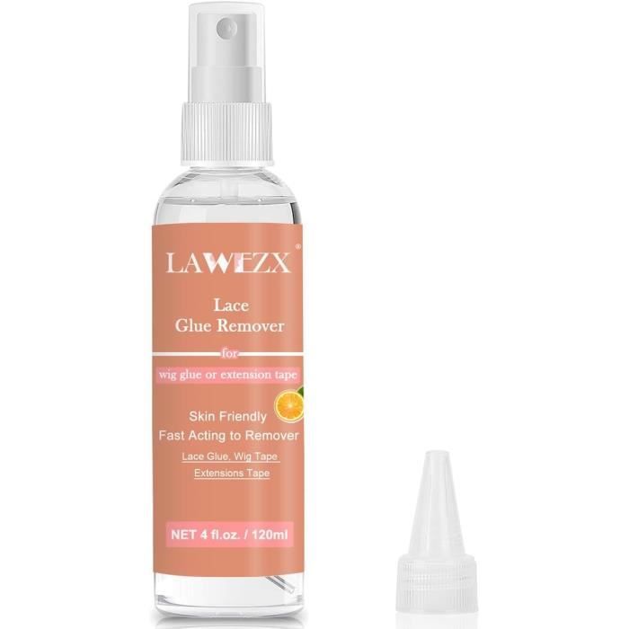 Dissolvant Extension Cheveux 4 OZ-120ml, LAWEZX Dissolvant Extension ...