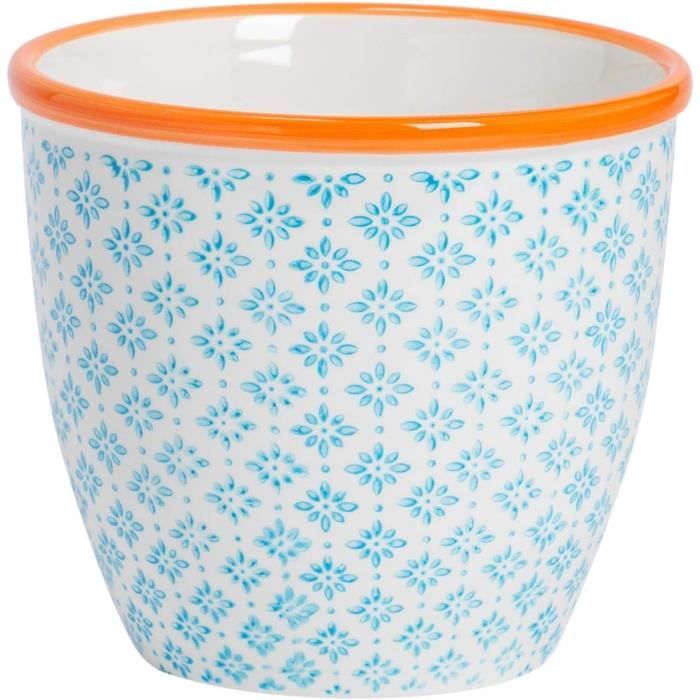 Pot De Fleurs À Motifs. Pot De Fleurs En Porcelaine Pour L'Intérieur-L ...