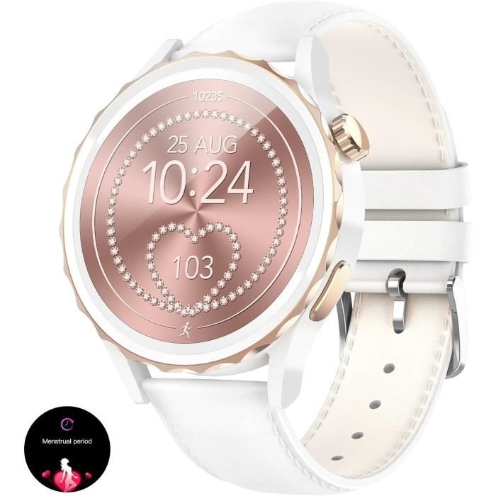 Montre Connectée Femme TRAHOO - D5820 - Appels Bluetooth - 100+ Modes ...