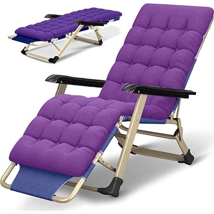 Chaise Longue De Jardin Zero Gravity Lounge Chair Portable Relax ...
