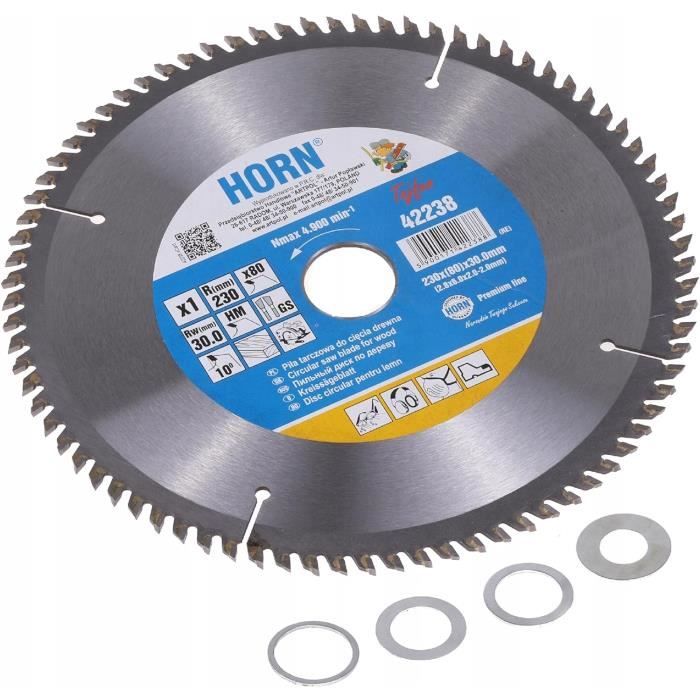 Lame De Scie Circulaire En Acier 600 X 30 Mm 60T[m2434] - Cdiscount Jardin