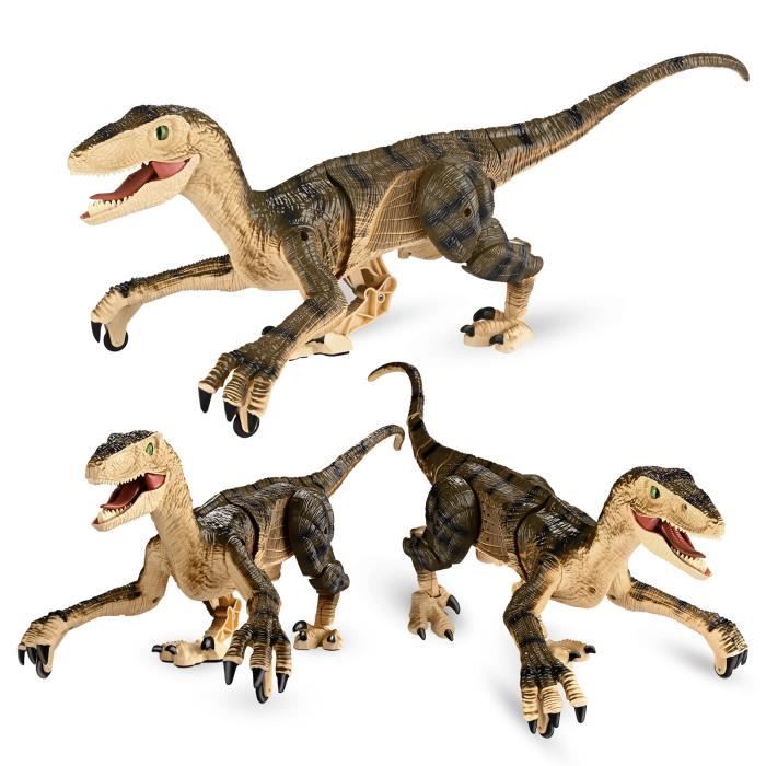 Raptor Control, Dinosaure réaliste, Mouvements articulés, Rugissements ...