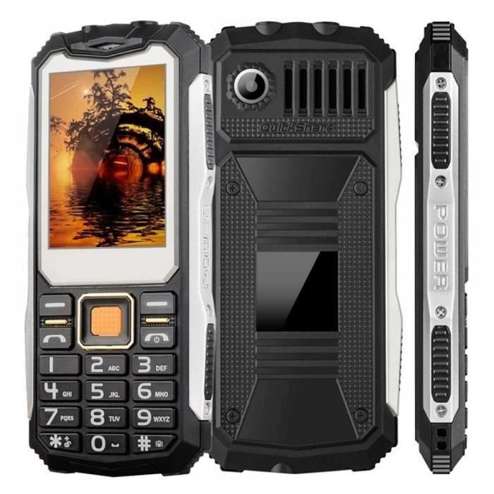Téléphone tout terrain mobile antichoc dual sim etanche solide ...