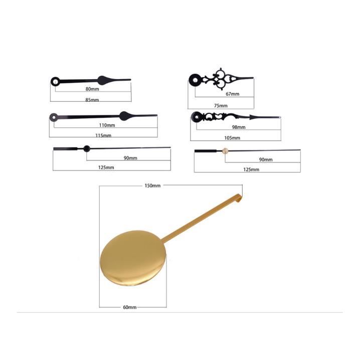 Pendule Murale Horloge Carillon Westminster Mécanisme De - Cdiscount Maison