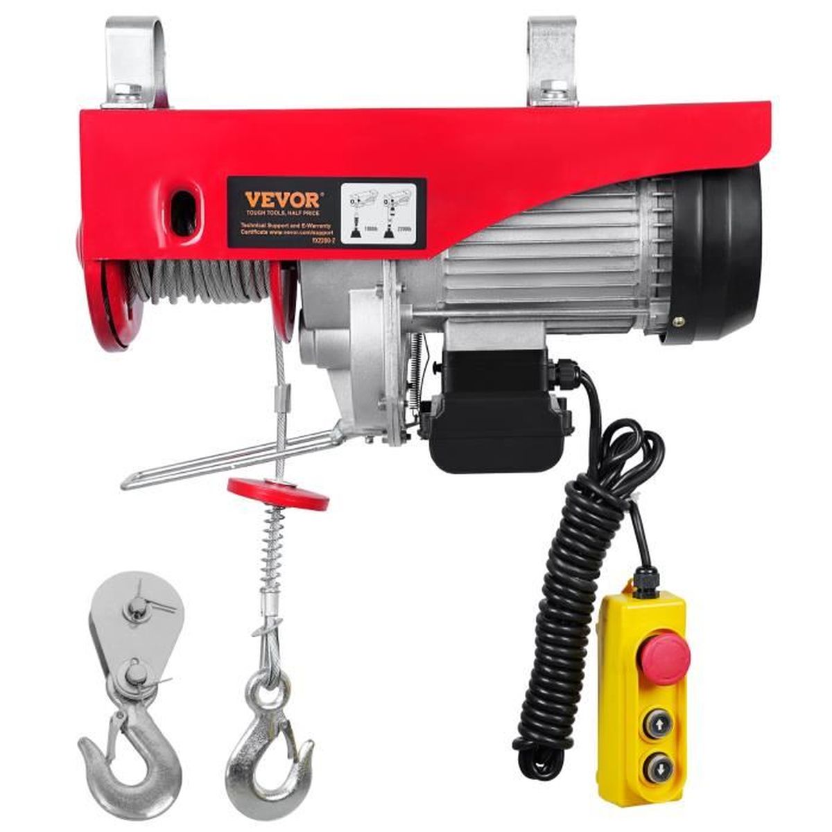 Treuil palan électrique 1000 KG - VEVOR - PAYX1000-2 - 160 W ... Treuil palan électrique 1000 KG - VEVOR - PAYX1000-2 - 160 W ...