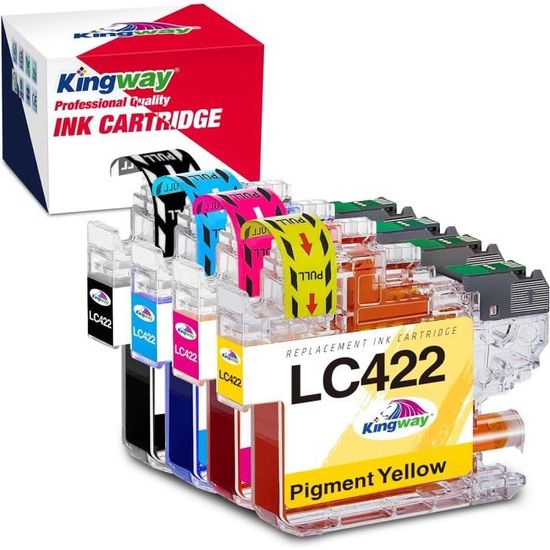 LC422 LC422XL Cartouche d'encre Compatible pour LC422 LC422XL LC-422 LC ...