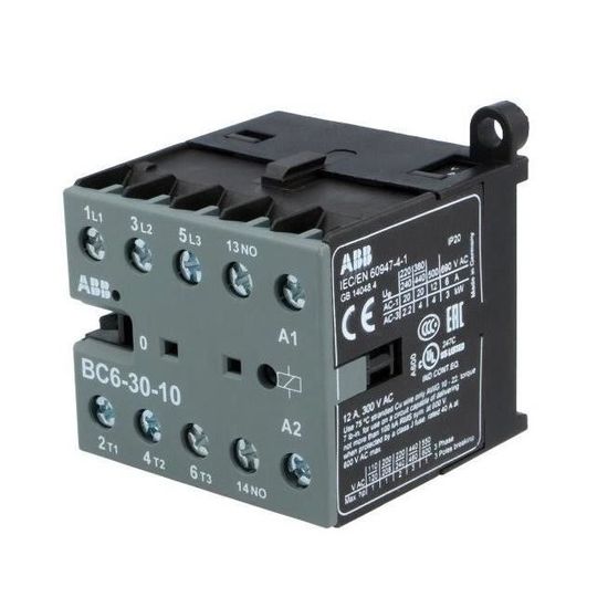 ABB 09311 - Mini Contacteur 4KW 3P+1NO 24VDC - BC6-30-10-01 - Cdiscount Informatique