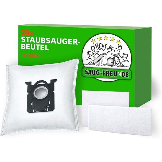 | 20 Sacs D'Aspirateur Pour Philips Powergo Série: Power Go Fc8245-09 ...