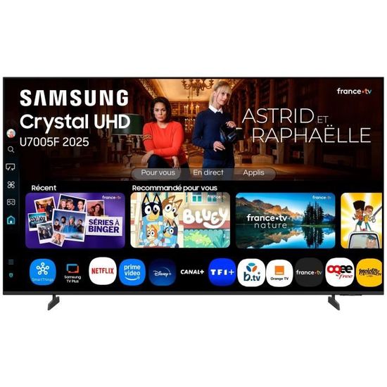 Samsung 55U7005F - TV LED 55" (140 cm) - 4K UHD 3840x2160 - HDR10+ - Smart TV - Gaming Hub ...
