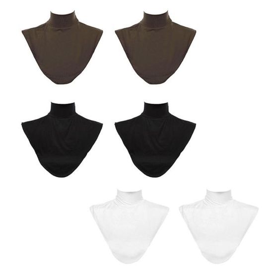 Lunji Faux Col Femme Détachables Dentelle Collier Chemise Pull